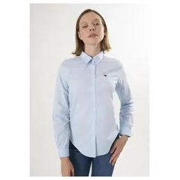 Langarmbluse FELIX HARDY "Langarm-Shirt", Damen, Gr. M, hellblau, 97% Baumwolle, 3% Elasthan, Blusen