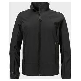 Sch&ouml;ffel Outdoorjacke SCH&Ouml;FFEL "Softshell Jk Style Mirusha WMS", Damen, Gr. 34, 9990, schwarz, Oberstoff: Aussenseite: 100% Polyester, Innenseite: 100% Polyester; (Membran: Thermoplastisches Polyurethan); Futter: 100% Polyester, regular fit, hoch geschlossener Ausschnitt, Jacken Outdoorjacke