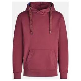 Kapuzenpullover SALZHAUT "Hoodie HEFF", Herren, Gr. 4XL, rot (merlot), Obermaterial: 55% Baumwolle CO. 45% Polyester PES., Pullover Kapuzenpullover