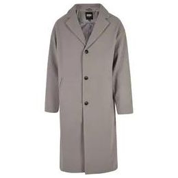 Wintermantel Urban Classics "Urban Classics Herren Long Coat", Herren, Gr. M, wolfgrau, 100% Polyester, M&auml;ntel Wintermantel
