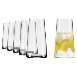 Longdrinkglas ST&Ouml;LZLE "Longdrinkgl&auml;ser Power 458 ml 6er Set transparent", bunt (transparent), 6 tlg., Glas, Trinkgef&auml;&szlig;e
