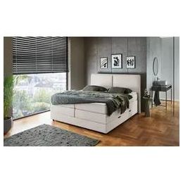 Meise M&ouml;bel Boxbett MEISE.M&Ouml;BEL "Columbia mit extra gro&szlig;em Bettkasten", beige, B:194cm L:212cm, Stoffbezug Nordic (100% Polyester), Komplettbetten, erh&auml;ltlich in 180x200cm