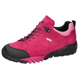 Waldl&auml;ufer Trekkingschuh WALDL&Auml;UFER "H-AMIATA", Damen, Gr. 6 (39), magenta, schwarz, ros&eacute;, Gummi, Textil, Veloursleder, kontrastfarbene Details, Schuhe Trekkingschuh, Freizeitschuh, Halbschuh, Outdoorschuh mit TEX-Ausstattung, H-Weite