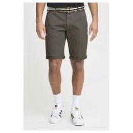 Shorts Blend "BHBruno", Herren, Gr. XL, US-Gr&ouml;&szlig;en, granite, Web, 97% Baumwolle, 3% Elasthan, unifarben, regular fit kurz, Hosen Shorts, Chino Shorts mit G&uuml;rtel
