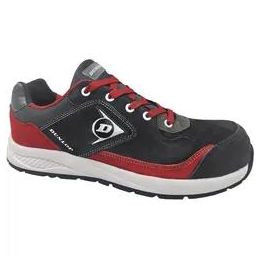 Sicherheitsschuh Dunlop WORKWEAR "Luka" Gr. 41, schwarz (schwarz, rot), 41, Obermaterial: 100% Synthetik synthetic., Schuhe