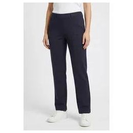 Schlupfhose KjBRAND "Susie", Damen, Gr. 28, K-Gr, blau (marine), Jersey, Obermaterial: 50% Polyester, 45% Viskose, 5% Elasthan, sehr bequem lang, Hosen Schlupfhose, Sommerhose
