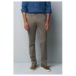 Chinos MEYER "M5 Chino", Herren, Gr. 36, L&auml;nge 34, taupe, 97% Baumwolle, 3% Elasthan, unifarben, regular fit lang, Hosen, M5 Chino aus Bio-Baumwolle