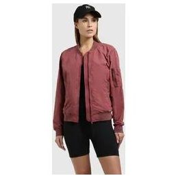 Bomberjacke Khujo "DENZ", Damen, Gr. M, fuchsia, Web, 100% Nylon, regular fit, eingesetzt angesetztes B&uuml;ndchen, Jacken Bomberjacke