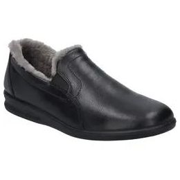 Hausschuh Josef Seibel "Belfort 67, schwarz", Herren, Gr. 40, schwarz, Obermaterial: 100% Rindsleder Leather cow., Schuhe Hausschuh