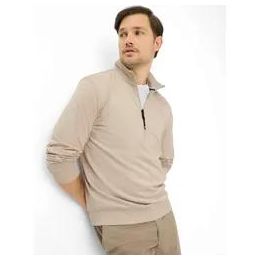 Strickpullover Brax "Style SION", Herren, Gr. 5XL, beige, 82% Baumwolle, 18% Polyester, Pullover Strickpullover