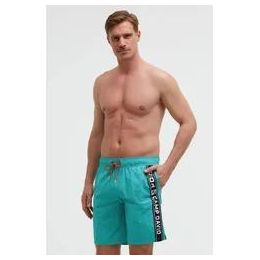 Badeshorts CAMP DAVID, Herren, Gr. XXL, Normalgr&ouml;&szlig;en, island gr&uuml;n, Polyamid, bedruckt, Badehosen Badeshorts, mit Innenhose