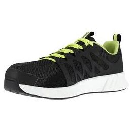 Sicherheitsschuh Reebok "Fusion Flexweave Work" Gr. 43, schwarz (schwarz, lime gr&uuml;n, wei&szlig;), 43, Obermaterial: 100% sonstige Fasern AF., Schuhe