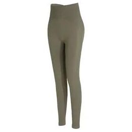 Leggings YEAZ "Leggings CHARM", Damen, Gr. S, US, gr&uuml;n, Obermaterial: 87% Nylon NY. 13% Elasthan EL., Hosen Leggings