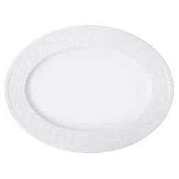 Villeroy & Boch Servierplatte VILLEROY & BOCH "Platte Cellini 40 x 30 cm wei&szlig;", wei&szlig;, Porzellan, Servierplatten, Servierplatte