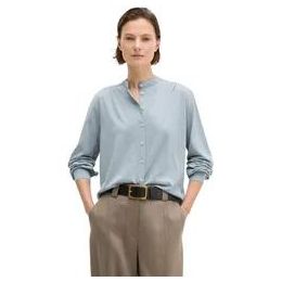 Marc O'Polo Blusenshirt MARC O'POLO "aus TENCELTM Modal", Damen, Gr. L, grau horizon, Obermaterial: 70% Lyocell, 30% Baumwolle, unifarben, loose fit, Shirts Blusenshirt