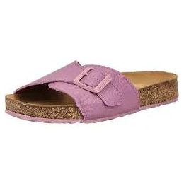 Pantolette Haflinger "Haflinger Pantoletten Leder", Herren, Gr. 40, pink, Leder, Schuhe Pantolette