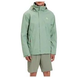 Outdoorjacke MCKINLEY "HE.-FUNKTIONS-JACKE ADIA M", Gr. 3XL, gr&uuml;n smoke, Web, Obermaterial: 100% Polyester, Jacken Outdoorjacke, mit abnehmbarer und verstellbarer Kapuze, mit Netzfutter