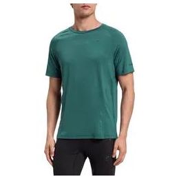 Laufshirt Energetics "HE.-T-SHIRT ELLAZOR II SHORT SLEEVE M", Herren, Gr. M, blau petrol, blau aqu, Jersey, Obermaterial: 92% Polyester, 8% Elasthan, unifarben, Basic h&uuml;ftbedeckend, Rundhals, Raglan&auml;rmel, Shirts Laufshirt, Basic Passform, kurze &Auml;rmel, f&uuml;r Erwachsene, mit Rundhalsausschnitt