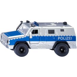 Spielzeug-Auto Siku "Siku Super, Rheinmetall MAN Survivor R (2304)", blau (blau, silber), Spielzeugfahrzeuge, KinderB:5,2cm H:5,6cm T:12,9cm, Kunststoff, Metall, Spielzeug-Auto, Made in Europe, B:5,2cm H:5,6cm T:12,9cm