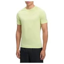 Laufshirt Energetics "HE.-T-SHIRT AILO SHORT SLEEVE M", Herren, Gr. S, melange, gr&uuml;n lime, g, Obermaterial: 88% Polyester, 12% Elasthan, Rundhals, Shirts Laufshirt, sportliche Passform, kurze &Auml;rmel, mit atmungsaktiven Mesheins&auml;tzen