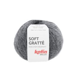 Soft Gratt&eacute; von Katia, Mittelgrau, aus Polyacryl