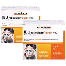 IBU-ratiopharm direkt 400 mg Pulver zum Einnehmen Set 2 St