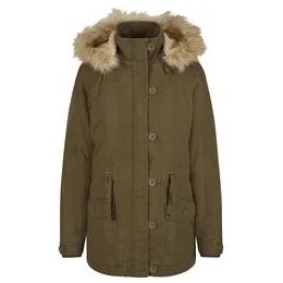 Parka BRANDIT "Brandit Brandit Women Nila Winterparka", Damen, Gr. XXL, olive, 100% Baumwolle, unifarben, normal, ohne Ausschnitt, Jacken Parka