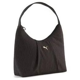 Schultertasche Puma "UP SLOUCHY HOBO BAG", Damen, Gr. B/H/T: 32cm x 30cm x 11cm, Puma schwarz, unifarben, Taschen Schultertasche, sportlicher Stil, f&uuml;r den Alltag, 7,5 Liter Volumen