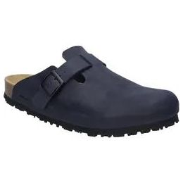 Clog Josef Seibel "Josef 04, jeans", Herren, Gr. 47, blau (jeans), Obermaterial: 100% Rindsleder Leather cow., Schuhe Clog