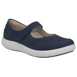 Slipper Josef Seibel "Megan 14, indigo", Damen, Gr. 42, blau (indigo), Obermaterial: 100% Rindsleder Leather cow., Schuhe Slipper