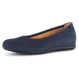 Ballerina Gabor "Sportliche Ballerina", Damen, Gr. 41, blau, Schuhe Ballerina