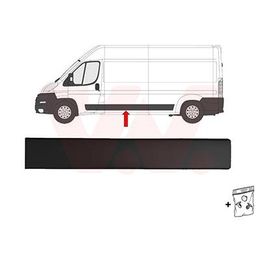 Van Wezel Zier-/Schutzleiste, Seitenwand 4064409 rechts links schwarz f&uuml;r PEUGEOT FIAT CITRO&Euml;N 1637298780 735684302