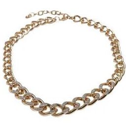 Kette mit Anh&auml;nger Urban Classics "Urban Classics Unisex Comet Crystal Necklace", gold, Halsketten, Herren, onesize, Eisen