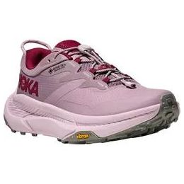 Trailrunningschuh Hoka One One "W TRANSPORT GORE-TEX", Damen, Gr. 43, fragrant lila, lila cream, Synthetik, Textil, Schuhe, wasserdicht