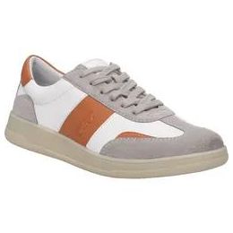 Sneaker Josef Seibel "Jade 01, papaya-multi", Damen, Gr. 37, orange (papaya, multi), Obermaterial: 100% Rindsleder Leather cow., Schuhe Sneaker