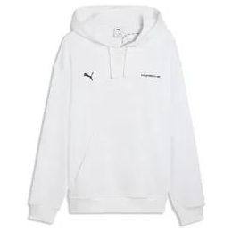 Hoodie Puma "Puma x PORSCHE LEGACY Sau Hoodie Herren", Herren, Gr. XXL, wei&szlig;, Obermaterial: 67% Baumwolle, 33% Polyester. Kapuzenfutter: 100% Baumwolle. Rippe: 3% Elasthan, 97% Baumwolle, normal, Sweatshirts Hoodie