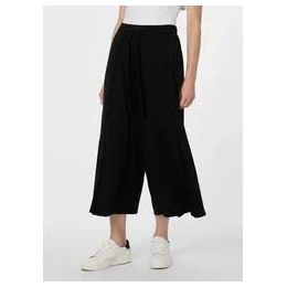 Culotte Ragwear "ROZALIA", Damen, Gr. S, N-Gr, schwarz, Single Jersey, Obermaterial: 48% Viskose, 47% Polyester, 5% Elasthan, unifarben, wadenlang, Hosen Culotte, Viskose mit weitem Bein und Bindeband f&uuml;r angenehmes Tragegef&uuml;hl