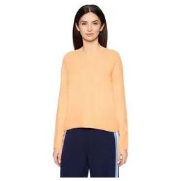 Strickpullover Cartoon "Damen mit Rundhalsausschnitt", Damen, Gr. 44, canteloupe, Obermaterial: 63% Polyacryl, 25% Polyamid, 8% Wolle, 4% Elasthan, oversize normal, Rundhals, Pullover Strickpullover