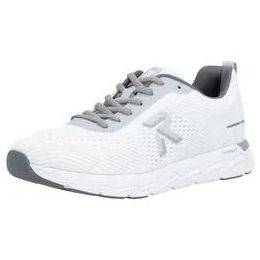 Sneaker Rieker SPORT, Herren, Gr. 43, wei&szlig;, Textil, Schuhe Sneaker, Freizeitschuh, Halbschuh, Schn&uuml;rschuh mit herausnehmbarer Einlage