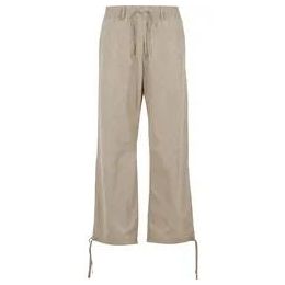 Stoffhose PEQUS "PEQUS PEQUS Aether Pin Parachute Pants", Damen, Gr. M, US-Gr&ouml;&szlig;en, humus, 99% Baumwolle, 1% Polyurethan, unifarben, normal, Hosen Stoffhose