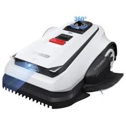 Rasenm&auml;hroboter Ecovacs "GOAT A1600 LiDAR PRO", schwarz-wei&szlig; (wei&szlig;), B:68cm H:33,6cm T:58,3cm, Rasenm&auml;hroboter, Dual-LiDAR Navigation, leistungsstarker 32-V Energieplattform
