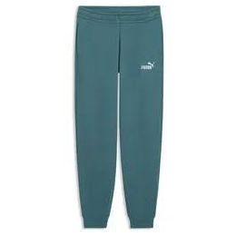 Sporthose Puma "ESS No. 1 Logo Fleece-Jogginghose Jungen", M&auml;dchen, Gr. 152, Normalgr&ouml;&szlig;en, emerald ice gr&uuml;n, Obermaterial: 34% Polyester, 66% Baumwolle. Rippe: 3% Elasthan, 97% Baumwolle. Tasche &ndash; Oben: 100% Baumwolle, unifarben, regular fit, Hosen Sporthose