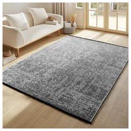 Teppich Ayyildiz TEPPICHE "SPACE 1900", grau, B:140cm H:7mm L:200cm, Chenille, Teppiche, Teppich, L&auml;ufer, Kurzflor, Boho, Vintage, Wohnzimmer