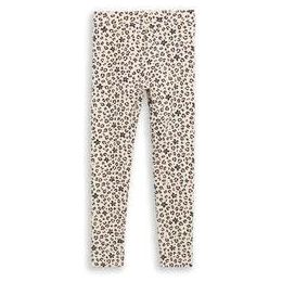 Leggings Tom Tailor, M&auml;dchen, Gr. 110, N-Gr, small leopard print, Web, Obermaterial: 95% Baumwolle, 5% Elasthan, regular fit normal, Hosen Leggings, mit All-Over Print