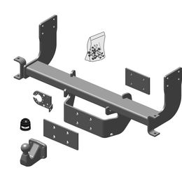 BRINK Anh&auml;ngevorrichtung 511400 R&uuml;ckseite mit 4-Loch-Kugelkopf f&uuml;r MERCEDES-BENZ VW