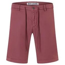 Chinoshorts MAC "JOG'N Shorts", Herren, Gr. 33, N-Gr, wild ginger, Web, Obermaterial: 69% Baumwolle, 29% Polyester, 2% Elasthan, bequem kniefrei, Hosen Chinoshorts, Bequemer, elastischer Bund