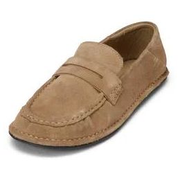 Marc O'Polo Loafer MARC O'POLO "aus weichem Veloursleder", Herren, Gr. 38, schwarzer sand, Obermaterial: 100% Leder (Rind), unifarben, Schuhe Loafer