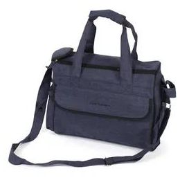 CHIC 4 BABY Wickeltasche CHIC4BABY "Komfort, jeans navy", Baby, Gr. B/H/T: 40cm x 30cm x 20cm, blau (navy), Polyester, Taschen