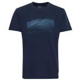 T-Shirt North Bend "T-Shirt NBCarsten", Herren, Gr. XL, blau (navy blazer), Obermaterial: 60% Baumwolle CO. 40% Polyester PES., Shirts T-Shirt