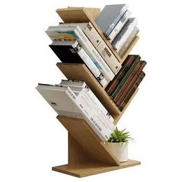 Standregal Vcm "Holz Aufbewahrung Stand Regal B&uuml;cher Nulis L", braun (honig, eiche), B:40cm T:20cm, Regale, Standregal